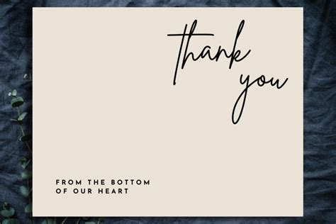 Editable Canva Thank You Card Template