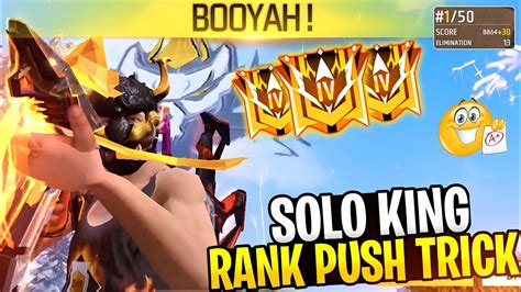 How To Push Rank In Solo Ff Master Push Tips And Tricks Solo