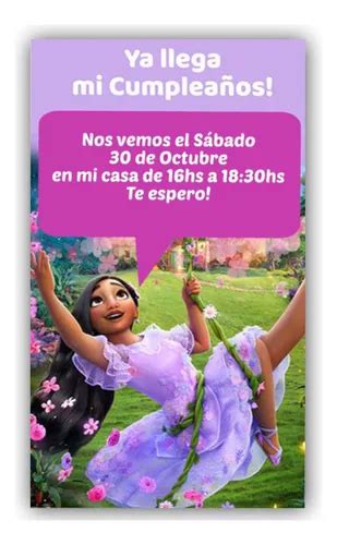 35 Invitaciones En Físico Y 1 Digital De Encanto Envío gratis
