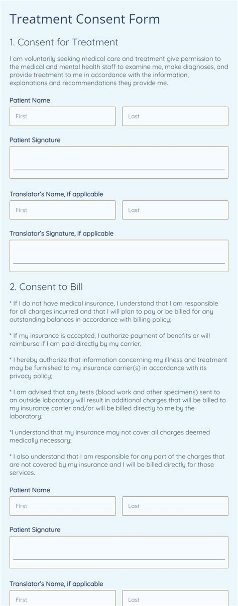 90 Consent Form Templates 123FormBuilder