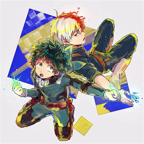 Two Anime Characters Are In The Air With Their Arms Around Each Other