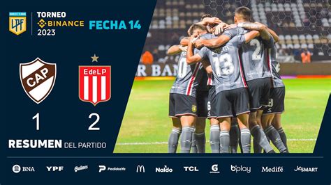 TorneoBinance 2023 Fecha 14 Resumen De Platense Estudiantes