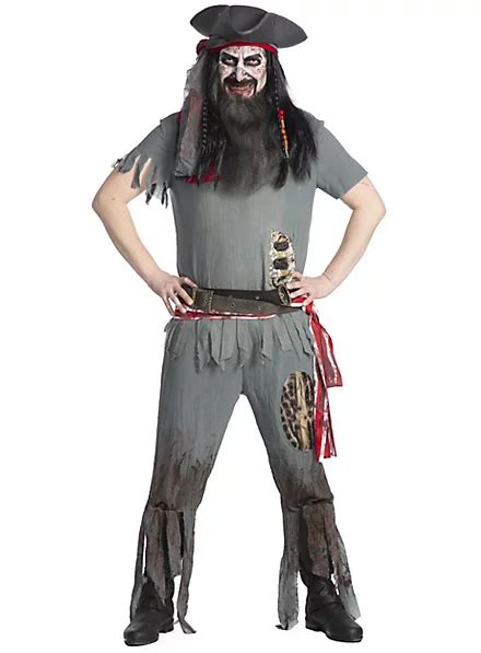 Zombie Pirat Kostüm maskworld