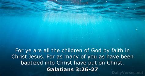 18 Bible Verses About Baptism KJV DailyVerses Net