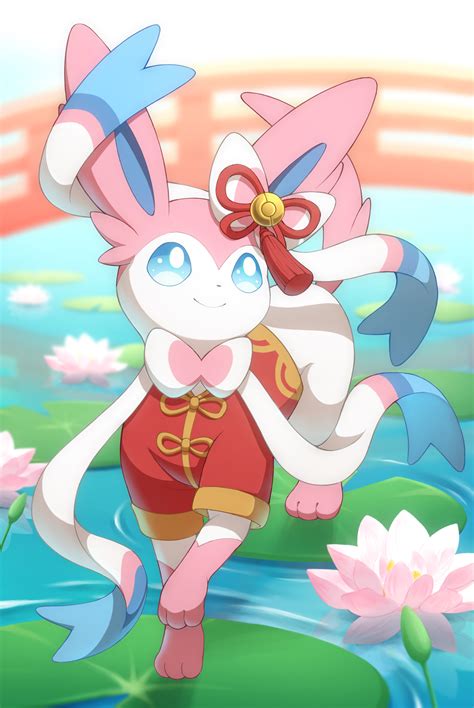 Sylveon And Sylveon Pokemon And More Drawn By Monaka Hc Pkmn