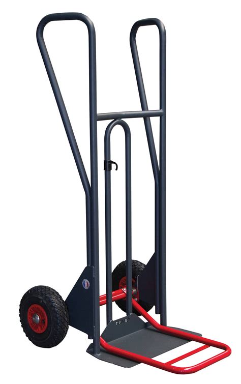 Diable 350 Kg Bavette Fixe Repliable Roues Increvables Algan Sirec