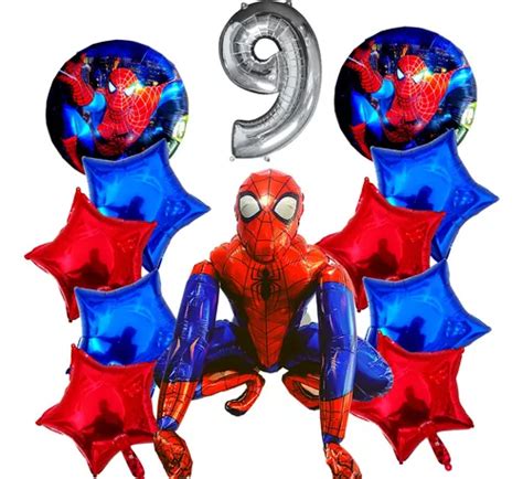 Combo Kit Globos Hombre Araña 3d 2