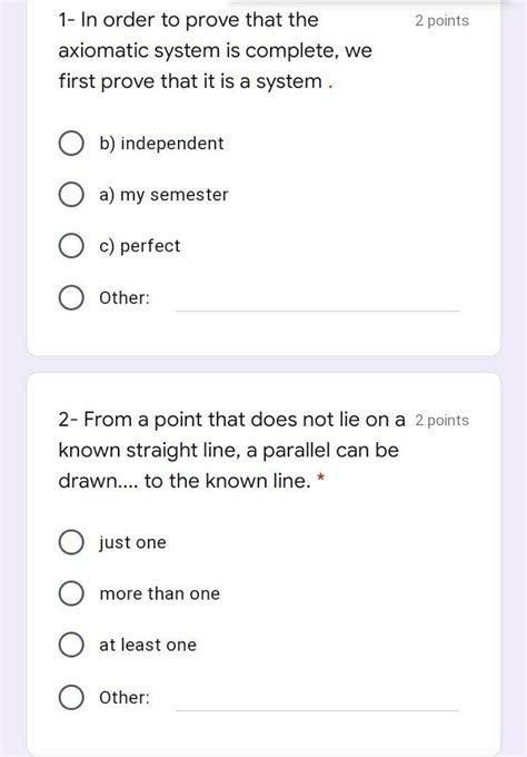 solved 2 points 1 in order to prove that the axiomatic