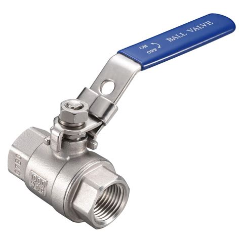 Double4love 2 piezas válvula de bola de acero inoxidable 316 1 2 BSP