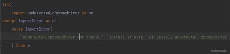 Python Undetected Chromedriver Python