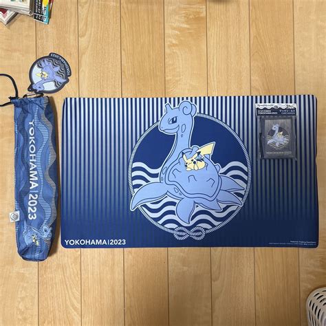 ポケモン プレイマット WCS2023世界大会YOKOHAMA ピカチュウ ラプラス 2点セット 公式サプライ 売買されたオークション情報