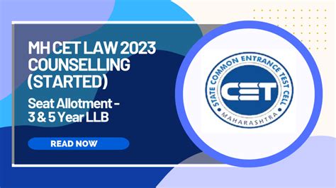 MH CET Law 2023 Counselling Started Seat Allotment 3 5 Year LLB