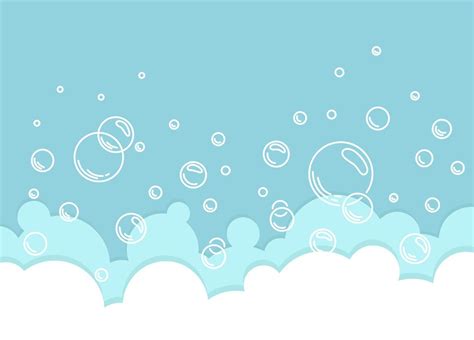 fondo de espuma de jabón burbujas de jabón líquido borde de espuma