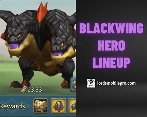 Blackwing Hero Lineup Lords Mobile Lords Mobile Pro