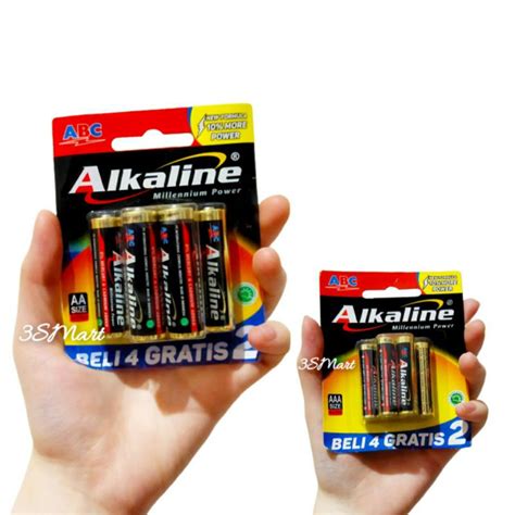 Jual EXP 2028 BATERAI AA ALKALINE ISI 6 PCS BATERAI AAA ALKALINE
