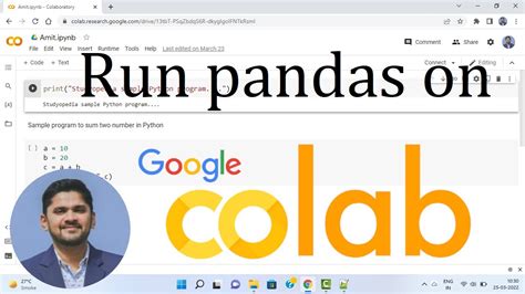 How To Setup And Run Pandas On Google Colab 2022 YouTube