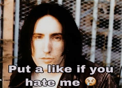 Nail Memes Trent Reznor Nine Inch Nails I Hate My Life Good Music Dude Silly Funny