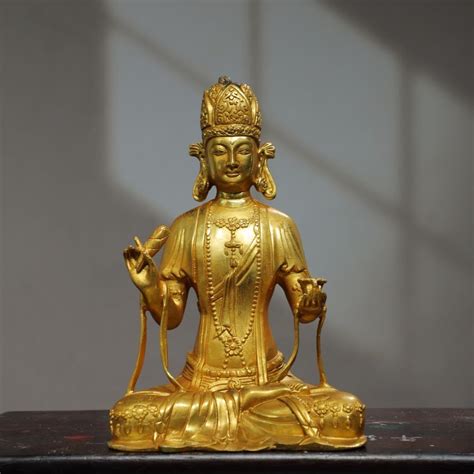 純銅佛像 菩薩像 鎏金佛像 老佛像 居家供奉宗教銅鎏金觀音菩薩 佛像造像 792 蝦皮購物