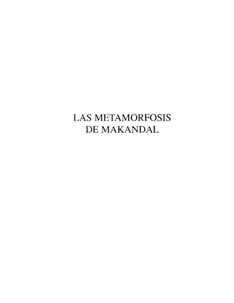 PDF Manuel Rueda La Metamorfosis De Makandal DOKUMEN TIPS