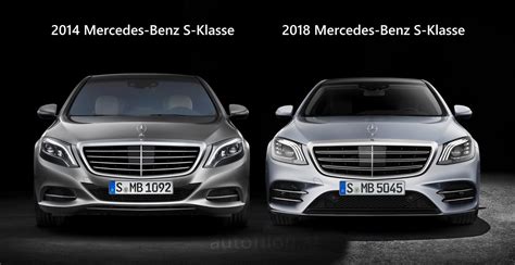 VERGLEICH 2014 Vs 2018 Mercedes Benz S Klasse Autofilou