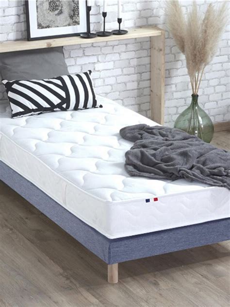 Ensemble Matelas Mousse ferme réversible ALTO Sommier Made in France
