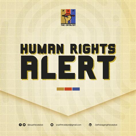 The Catalyst On Twitter Human Rights Alert Pinaulanan Ng Bala Ng