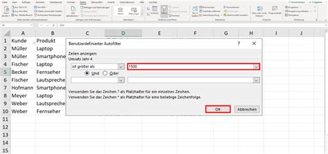 Excel Filter einfügen Anleitung Beispiel mit Video