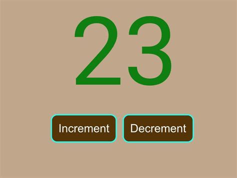 This Javascript Code Snippet Helps You To Create An Increment And