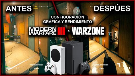 LA MEJOR CONFIGURACIÓN GRÁFICA PARA WARZONE y MODERN WARFARE 3 en XBOX