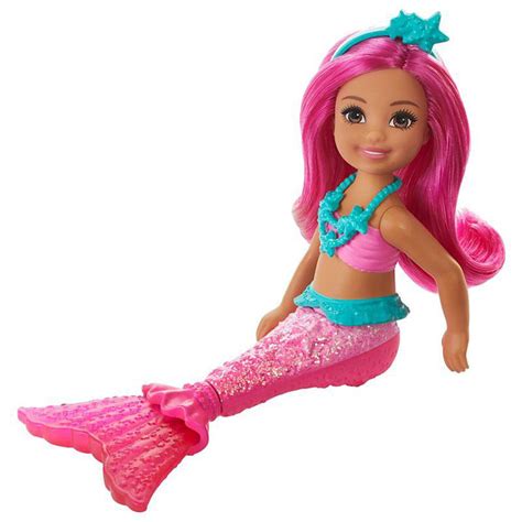 Mu Eca Chelsea Sirena Barbie Dreamtopia Inch Con Pelo Y Cola