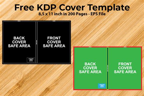 KDP Cover Template 8 5x11 In 200 Pages Graphic By JunioR Design