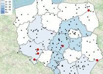 Mapa schronów w Polsce