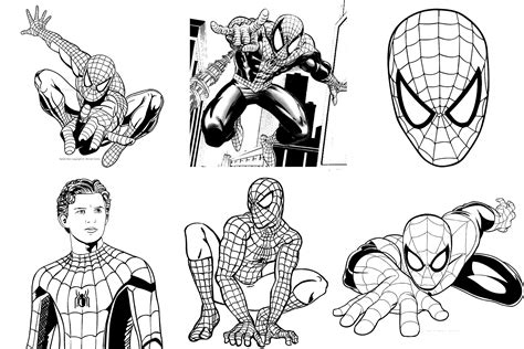 Dibujos Para Colorear De Spiderman