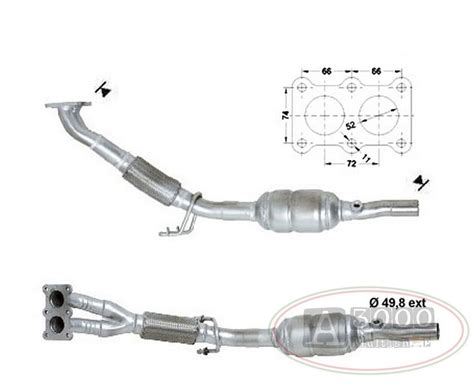 Catalizzatore Dfc Skoda Octavia I V Cc Kw Cv Bgu