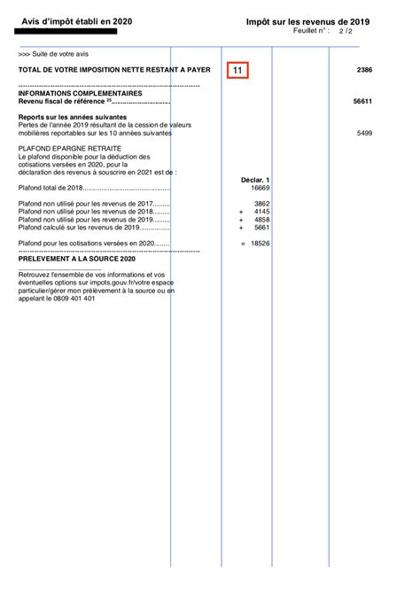 Avis Dimposition Les Points Importants V Rifier Lors De Sa
