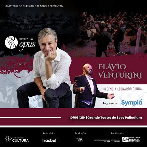 Orquestra Opus convida Flávio Venturini Portal Oficial de Belo Horizonte