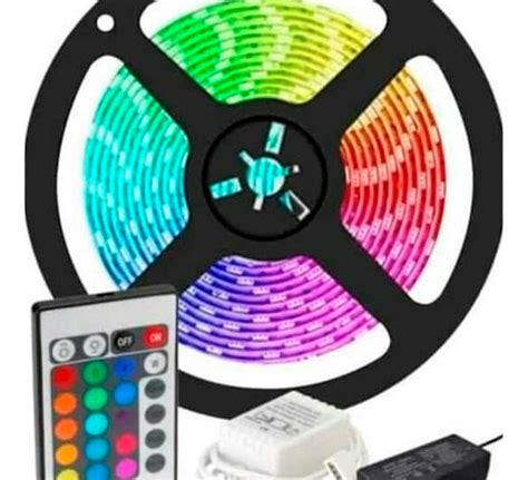 Cinta De Luces Led Multicolor Con Control Tira Rollo Tv Casa MercadoLibre