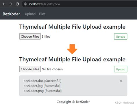 如何使用spring boot，thymeleaf和bootstrap上传多个文件 编程宝典