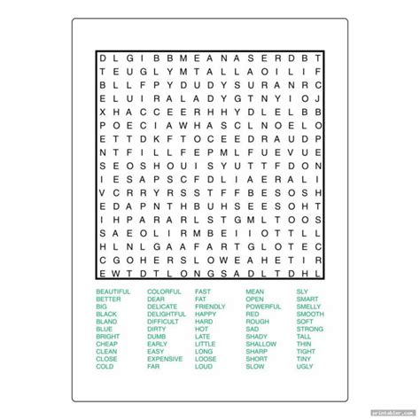 Word Searches Printable Gridgit Printable Word Search