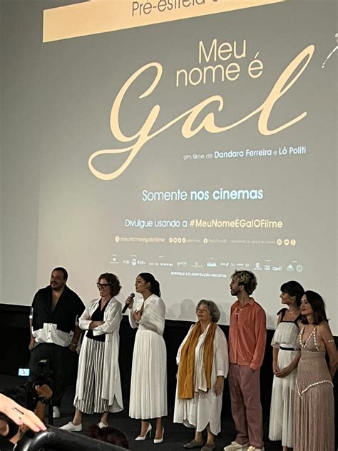 Pré estreia de Meu Nome é Gal reúne elenco do filme e personalidades