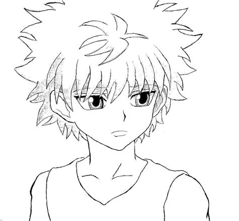Desenhos De Killua De Hunter X Hunter Para Colorir E Imprimir