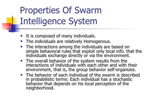 swarm intelligence