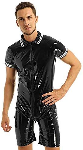 Wanfj Damen Erotic Underwear Bodys F R Herren Dessous Body Wet Look