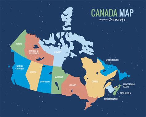 Descarga Vector De Vector De Mapa De Canadá