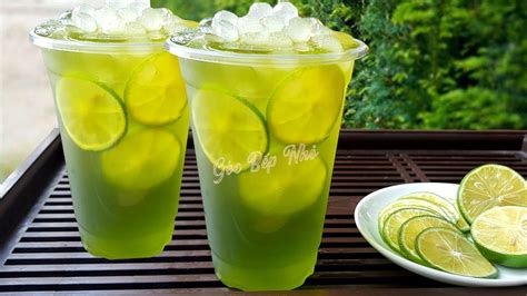 Bí quyết làm trà chanh thái xanh cực kỳ ngon tốt cho sức khỏe