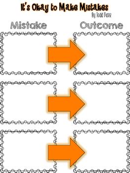 It S Okay To Make Mistakes By Todd Parr Kdg Book Study Good For Back