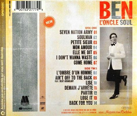 Ben L Oncle Soul Ben L Oncle Soul CD Ben L Oncle Soul CD Album