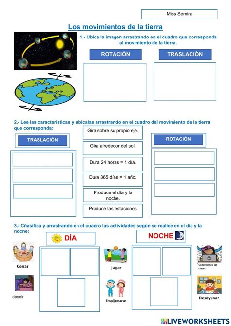 Ciencias Naturales Grado Segundo Los Movimientos De La Tierra NBKomputer