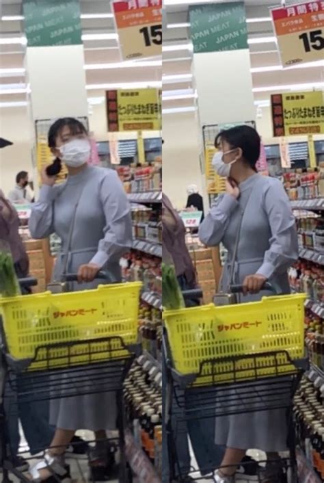 再販お買い物中の眺め26スーパーでお買い物中の女子学生のムチムチボディ pcolle