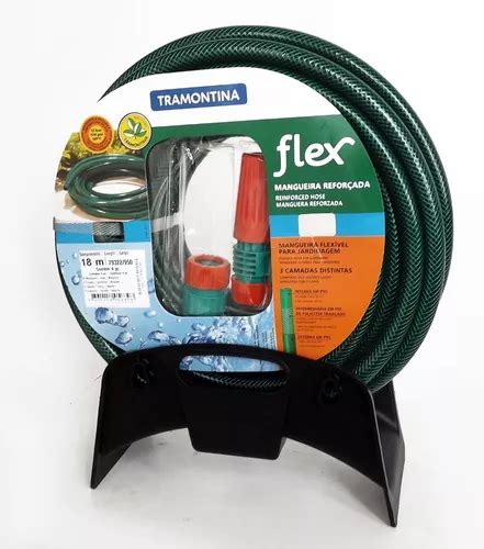 Mts Manguera Mallada Tramontina Soporte Kit Riego En Venta